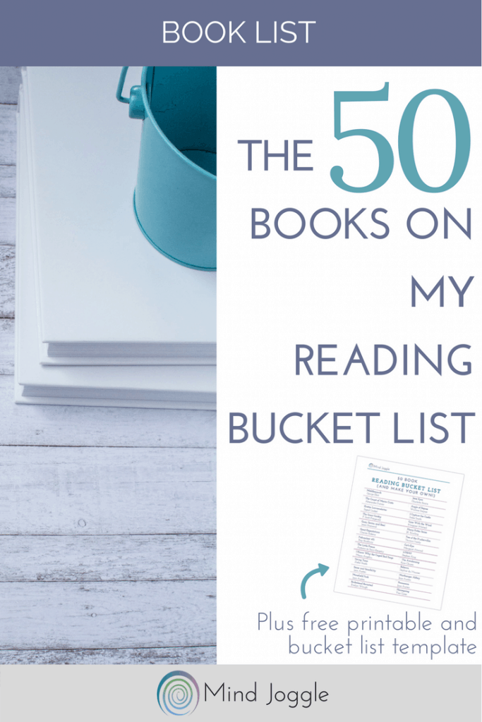 50 Books on My Reading Bucket List - Mind Joggle