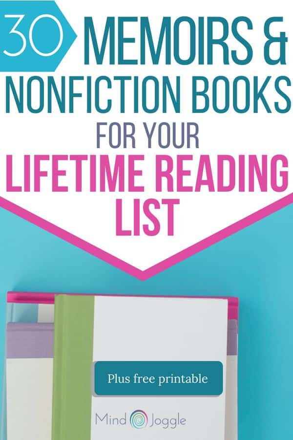 30 Memoirs and Nonfiction Books for Your Reading Bucket List - Mind Joggle