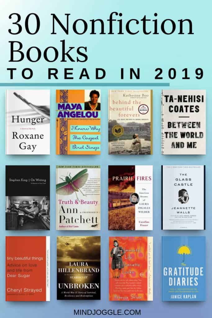 30 Memoirs and Nonfiction Books for Your Reading Bucket List - Mind Joggle
