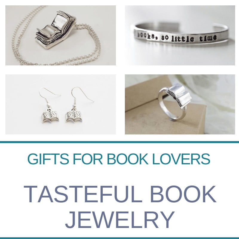 Gifts for Book Lovers: Tasteful Book Jewelry - Mind Joggle
