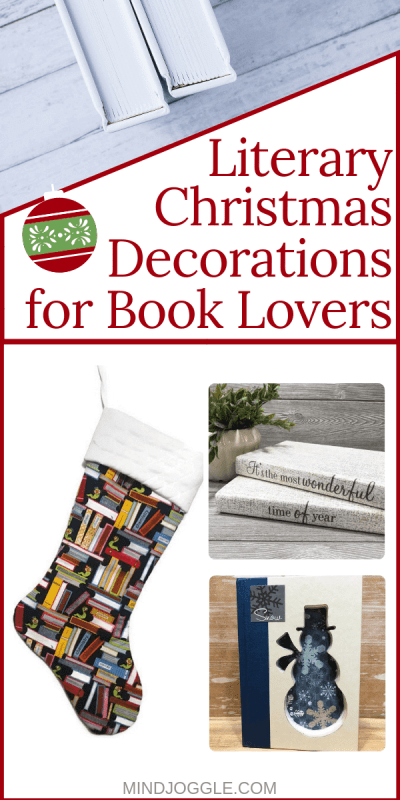 Literary Christmas Ornaments and Decorations for Book Lovers - Mind Joggle