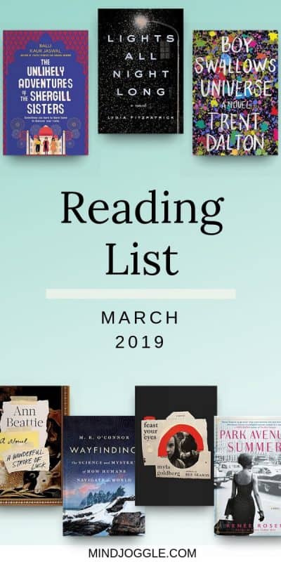 March 2019 Reading List - Mind Joggle