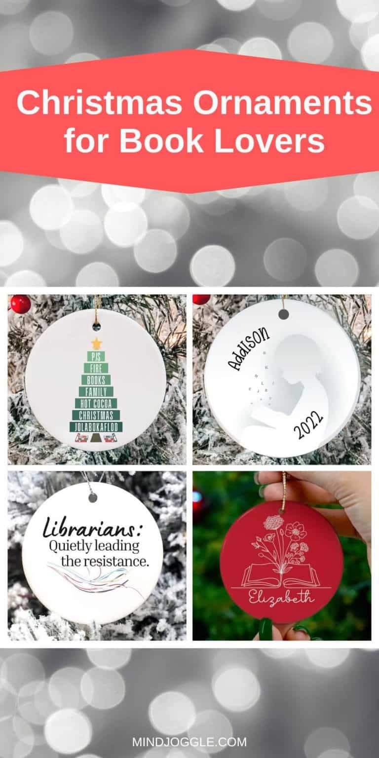 Literary Christmas Ornaments and Decorations for Book Lovers - Mind Joggle