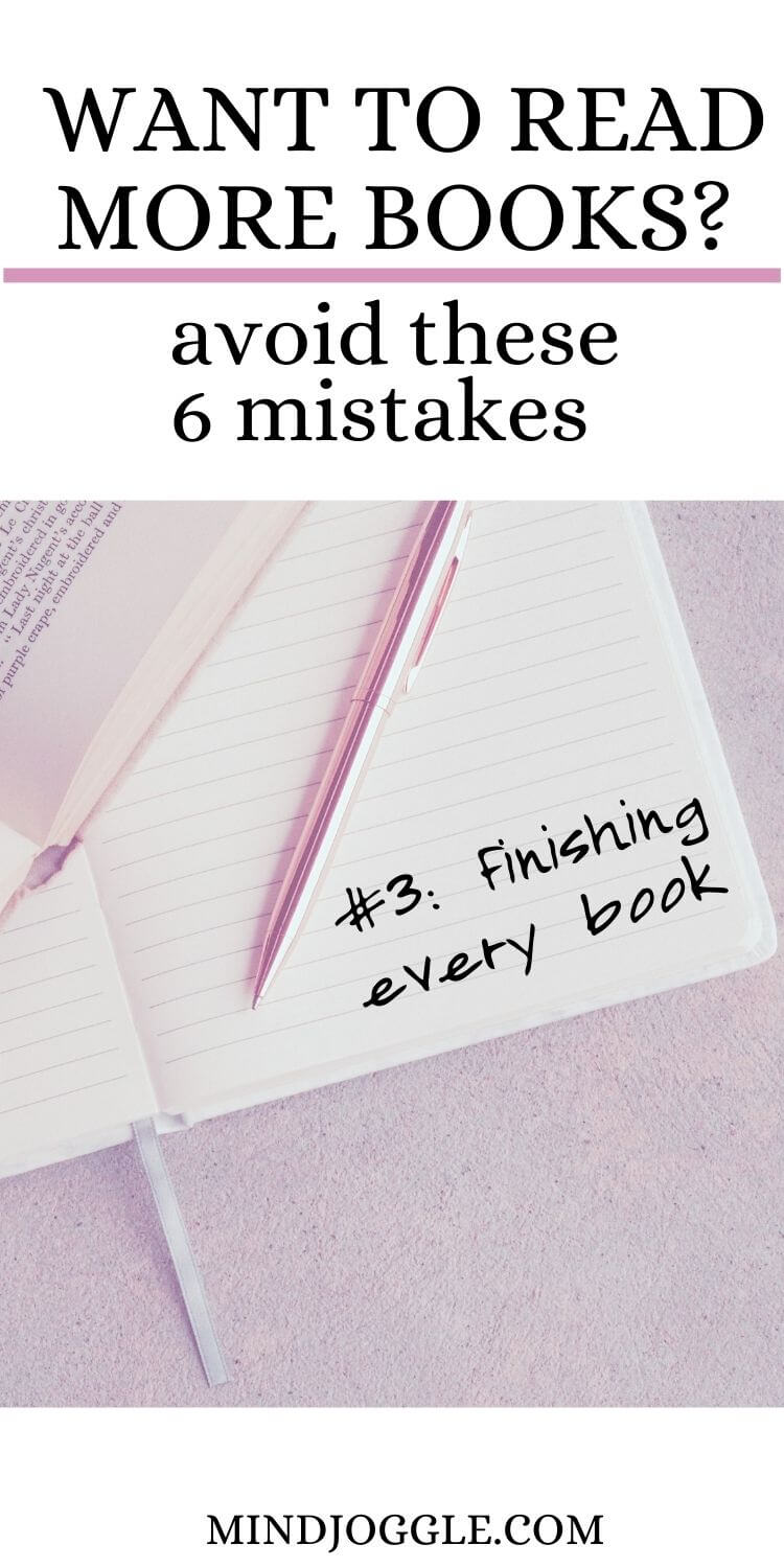 6 Mistakes To Avoid When Starting A Reading Habit - Mind Joggle