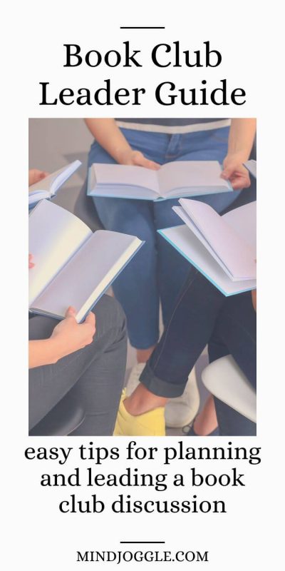 How to Run a Book Club Discussion - Mind Joggle